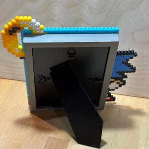 Sonic Picture Frame! Perler Picture Frame, Video Game Photo Frame ...