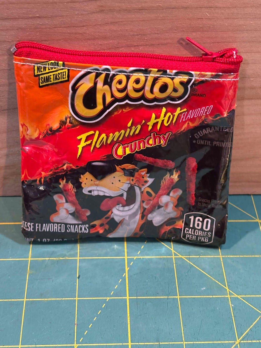 Recycled Bag - Cheetos Flaming Hot Cruncy - Coin Purse - Trinket Bag ...