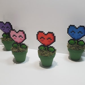 Heart Flower Plant - 8-bit Plant - Valentines Gift - Flowers - for Her ...
