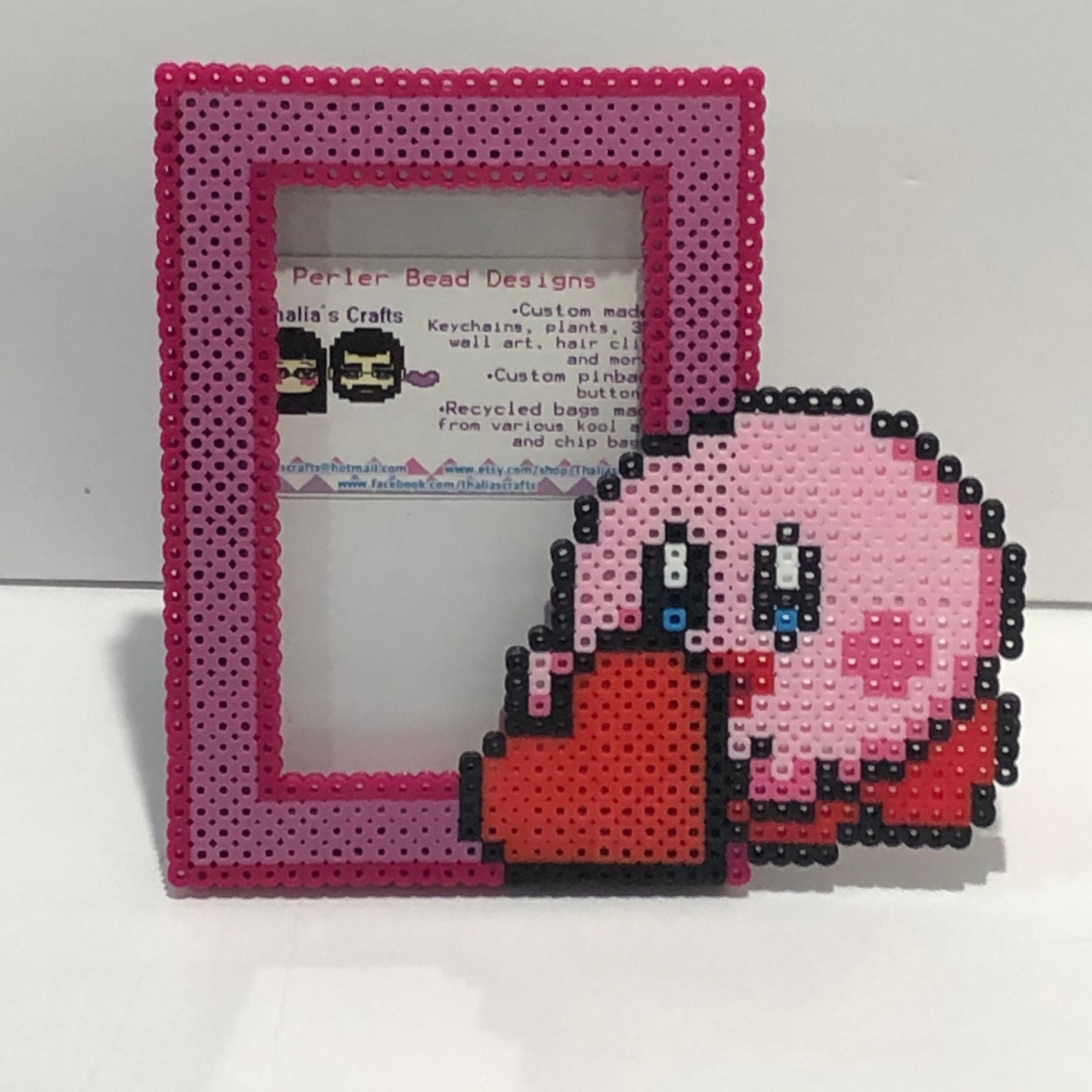 Kirby Picture Frame Videogame Frame 8bit Frame Wall Decor - Etsy