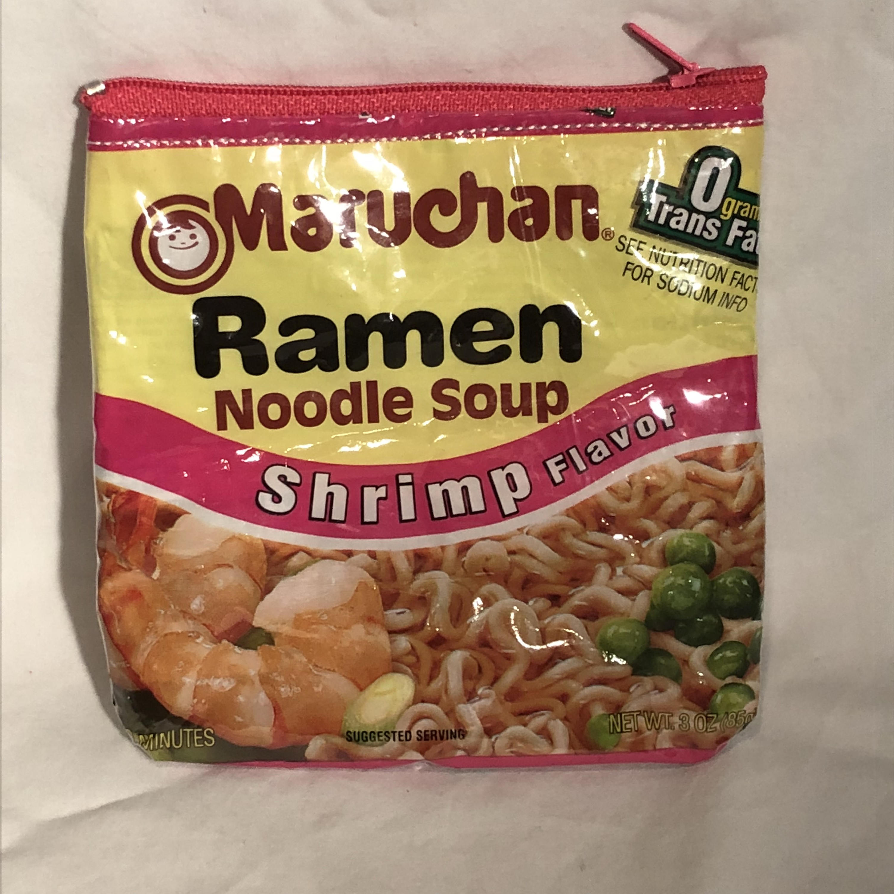 Recycled Bag Ramen Noodle Maruchan shrimp Flavor coin purse | Etsy