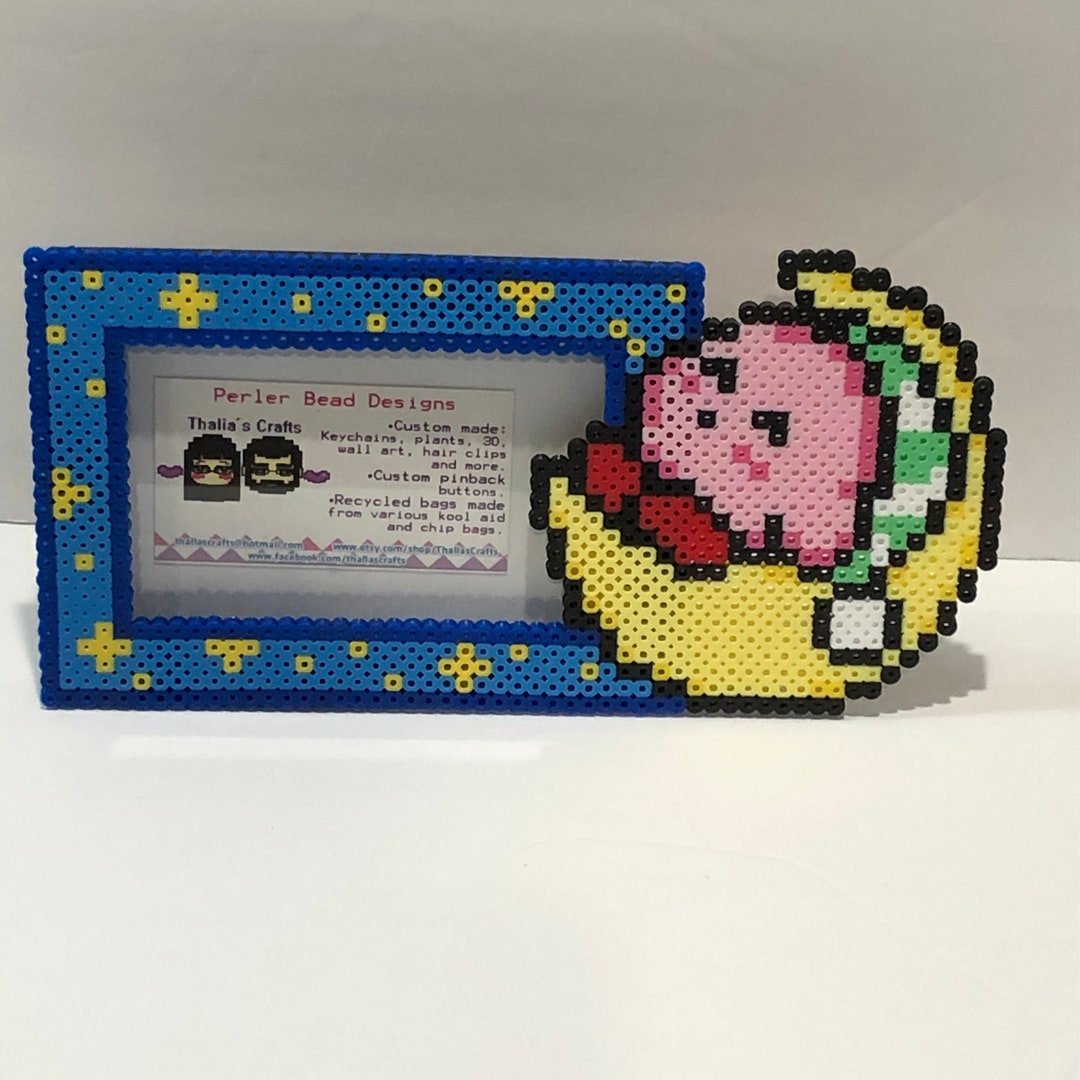 Kirby Picture Frame, Videogame Frame, Photo Frame, 8bit Frame, Wall ...