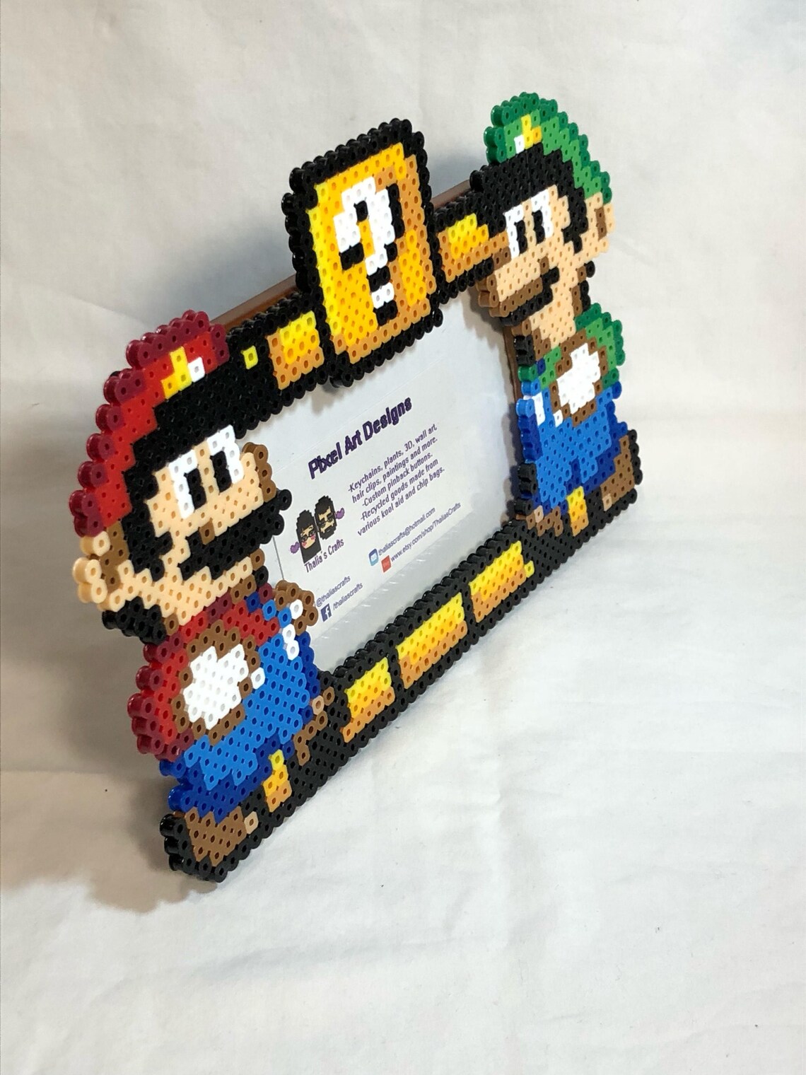 Mario Brothers Pixel Art Picture Frame – Gamer Gift, Desk Decor - Etsy