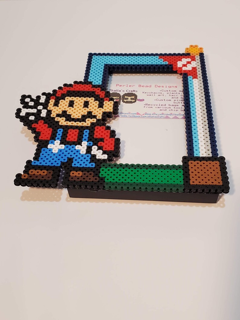 Mario Bros Picture Frame Mario Victory Videogame Photo | Etsy