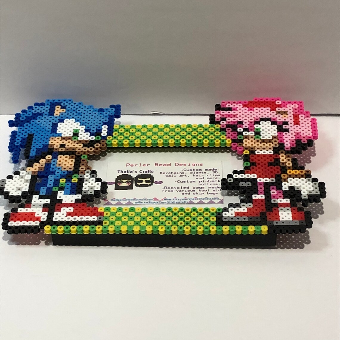 Sonic and Amy Picture Frame Videogame Frame 8bit Frame - Etsy