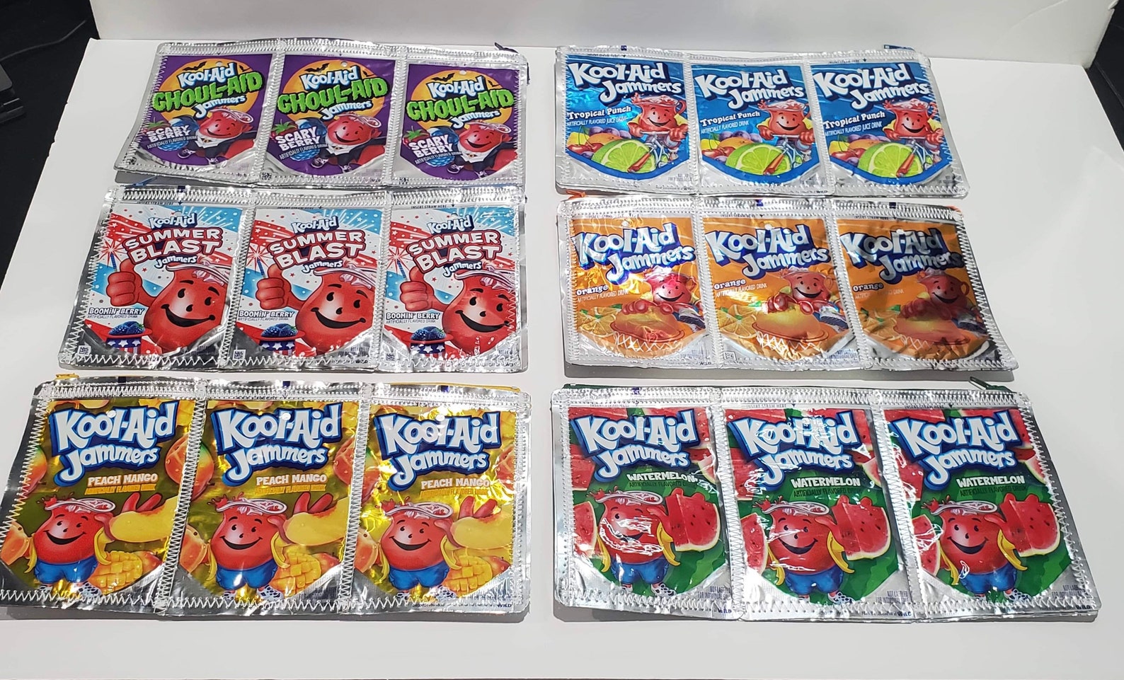 Recycled Kool-aid Pencil Holder Make up Bag Kool Aid Jammers upcycled ...