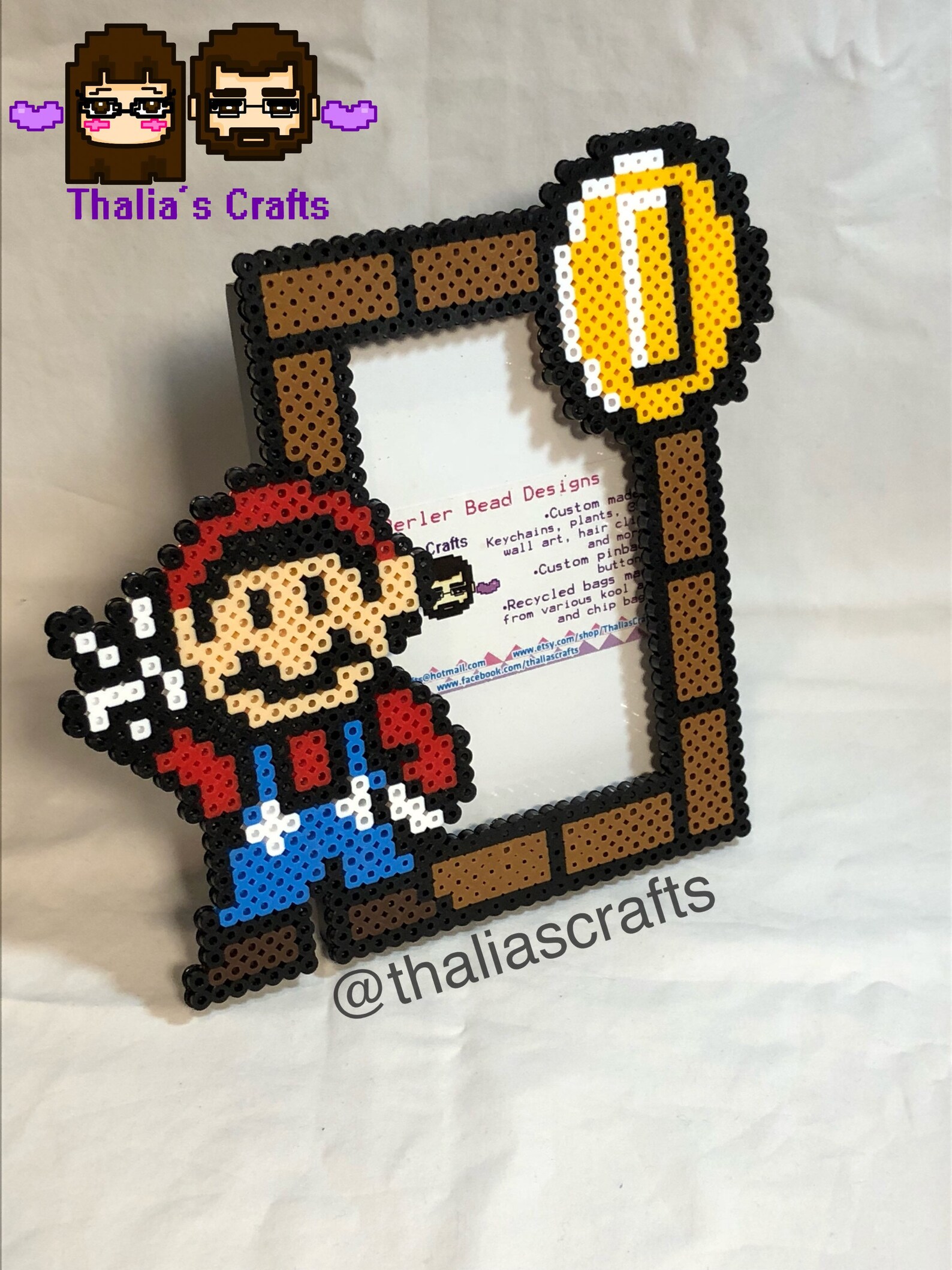 Mario Brothers Picture Frame Gamer Video Game Picture | Etsy