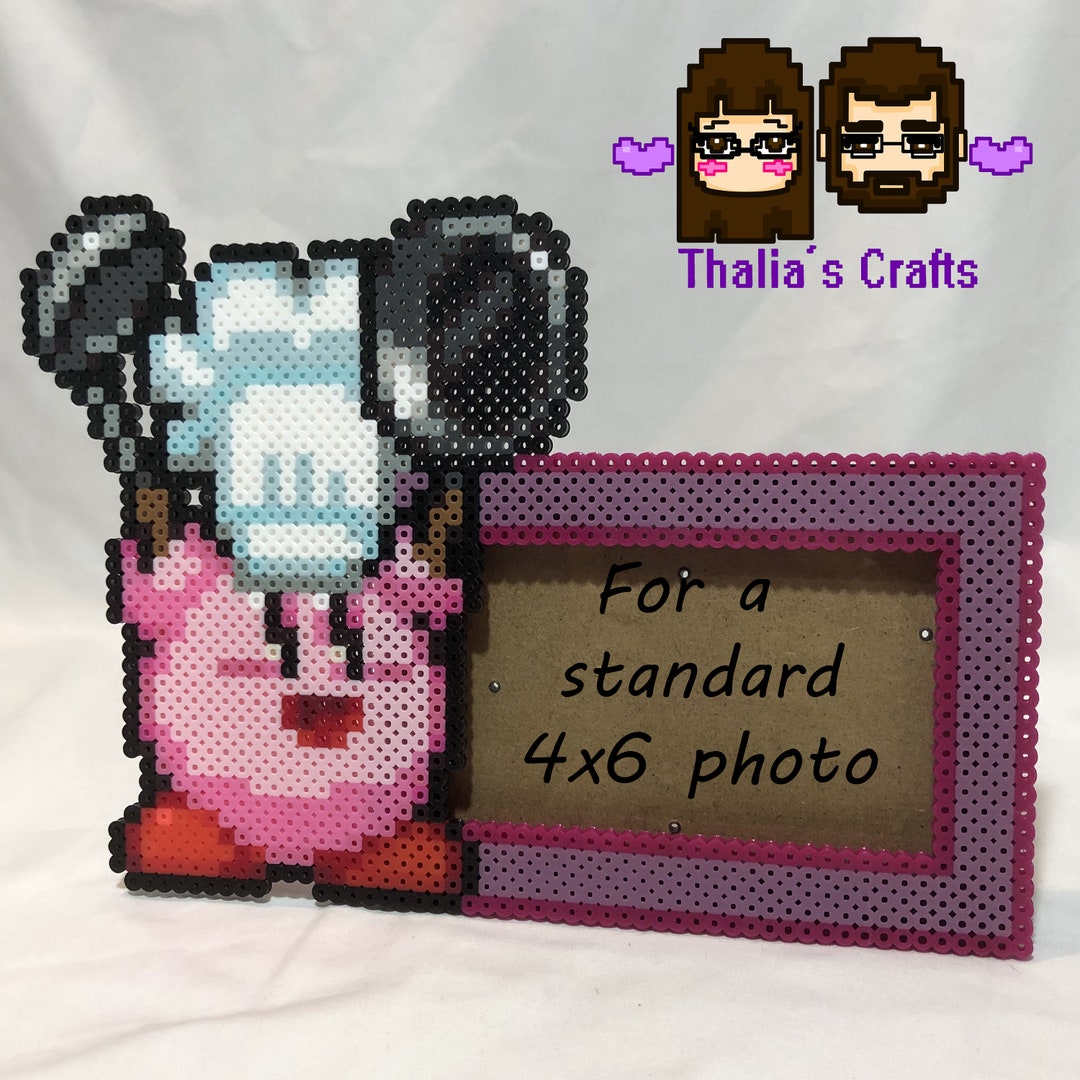 Chef Kirby Picture Frame | Videogame Frame, 8bit Frame, Wall Decor ...