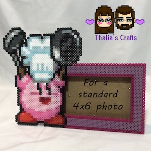 Chef Kirby Picture Frame | Videogame Frame, 8bit Frame, Wall Decor ...