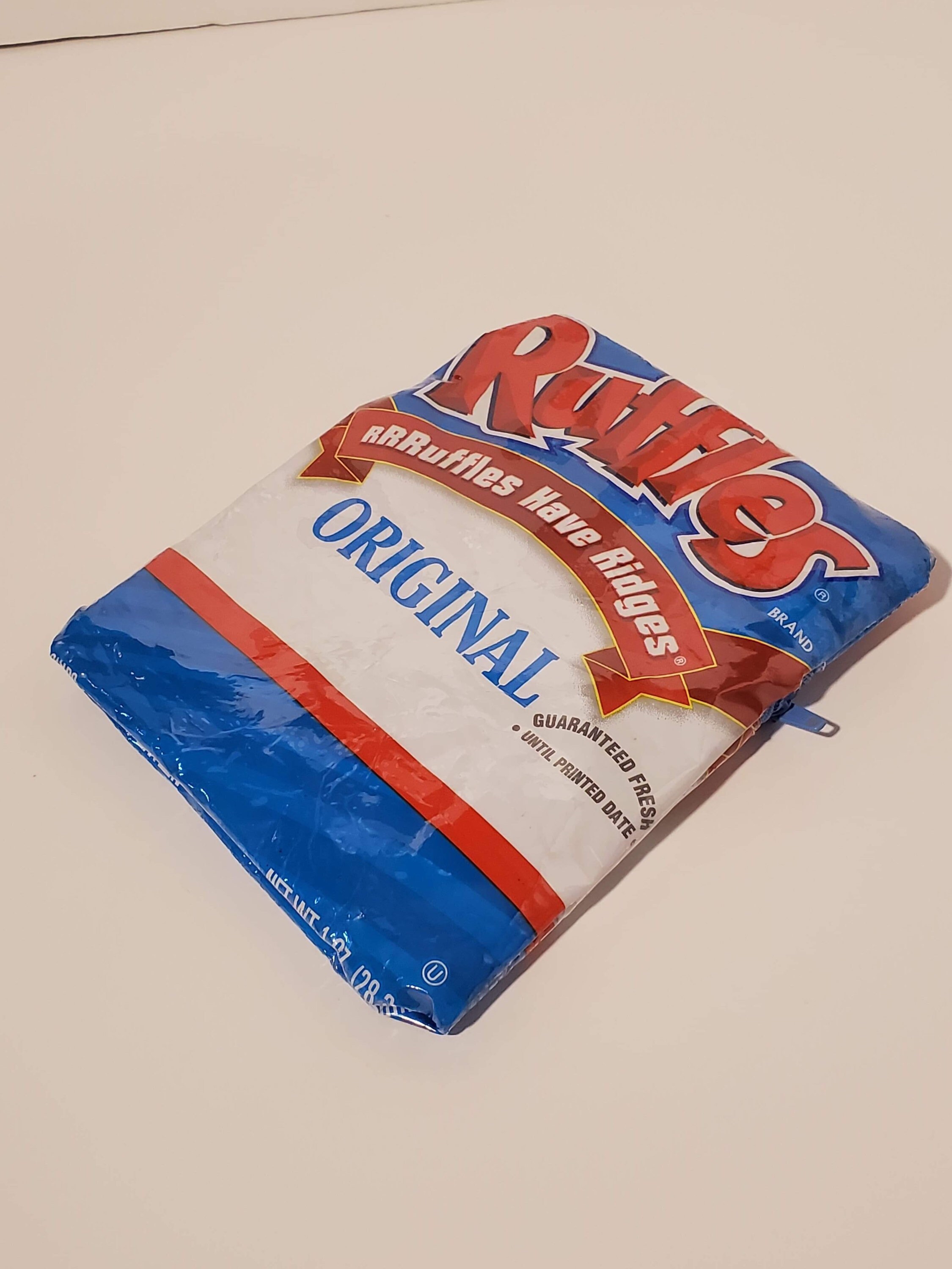 Zipper bag Ruffles coin bag recycled bag chips bag | Etsy