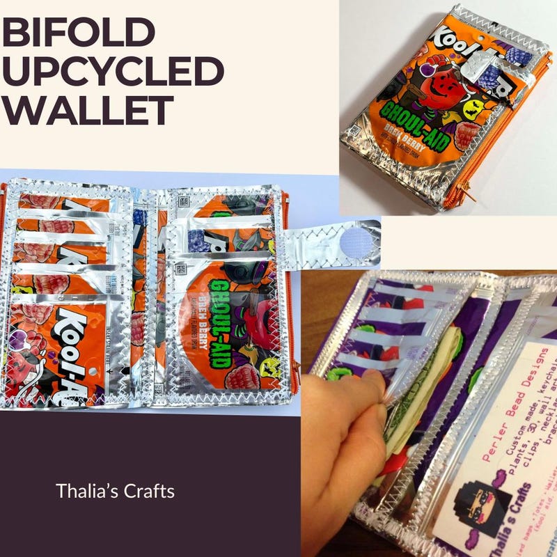 Wallet Women Upcycled - Etsy