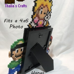 Mario Peach and Luigi Picture Frame Videogame Frame, 8bit Frame, Wall ...