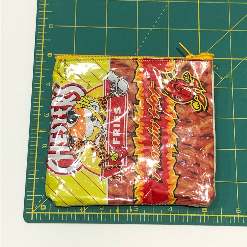 Recycled Bag Flamin Hot Fries Coin Bag Coin Purse Change - Etsy