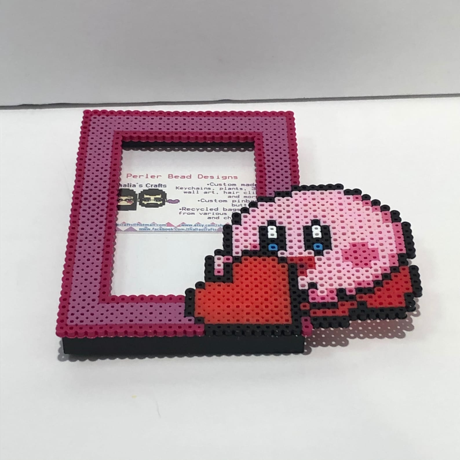 Kirby Picture Frame Videogame Frame 8bit Frame Wall Decor - Etsy
