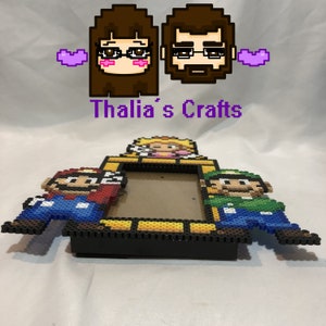 Mario Peach and Luigi Picture Frame Videogame Frame, 8bit Frame, Wall ...