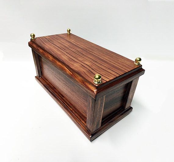 Traditional Urn in Solid Rosewood With Corner Posts - Etsy