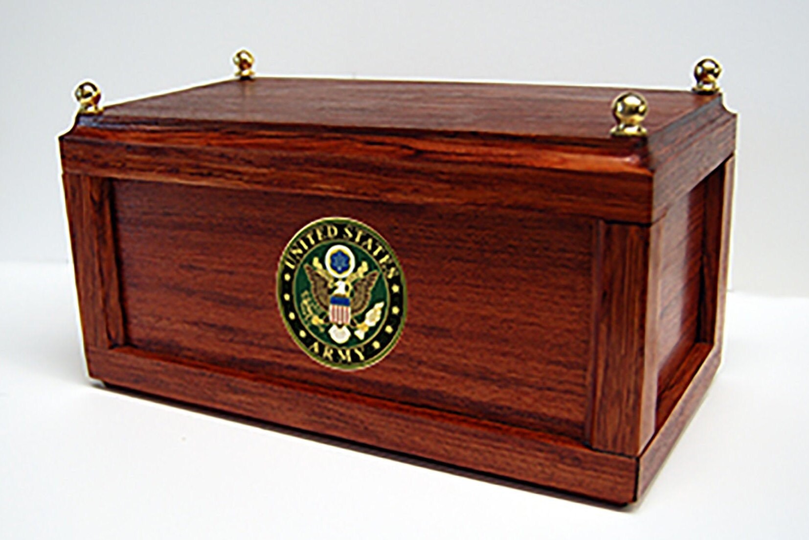 Traditional Urn in Solid Rosewood With Corner Posts - Etsy