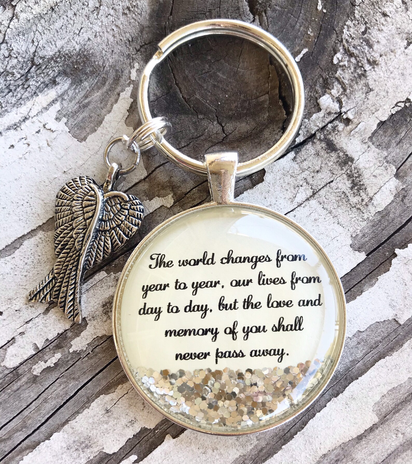 Memorial Gift/in Memory Keychain or Hanging Ornament/guardian - Etsy