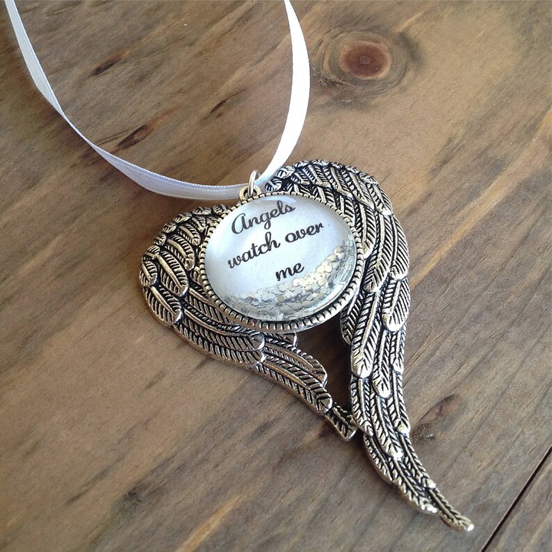Angel Keychain Angel Car Mirror Charm Angels Watch Over Me - Etsy