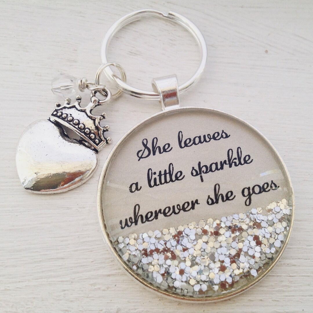 Christmas Gift,she Leaves a Little Sparkle Wherever She Goes Sparkle ...
