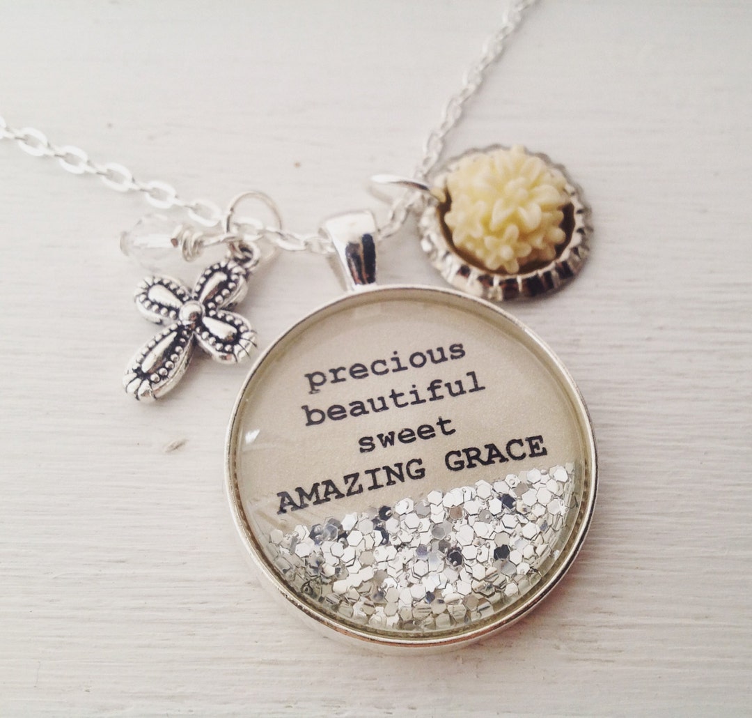 Amazing Grace Necklace,christian Jewelry for Woman,christian Gift ...