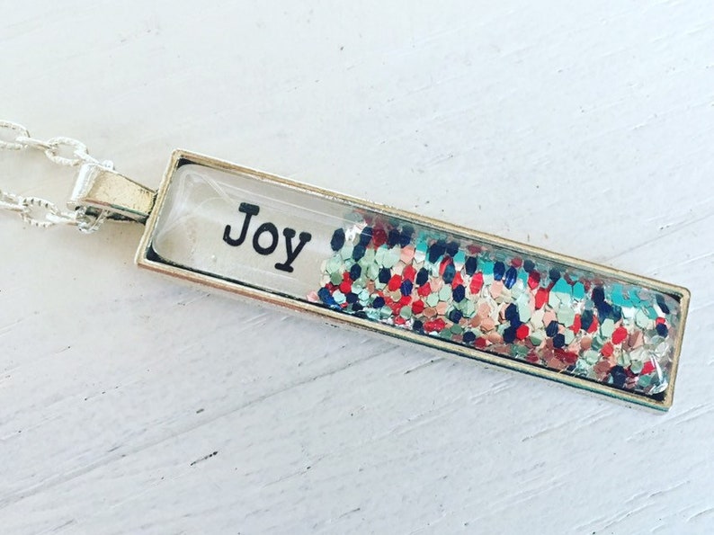 Joy Sparkle Pendant Necklace,inspirational Gift for Women,daily ...