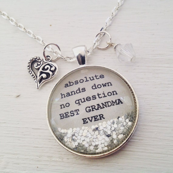 Personalized Grandma Necklace customizable best Grandma Necklace nana Necklace grandma Gift nana Gift mom Gift Etsy