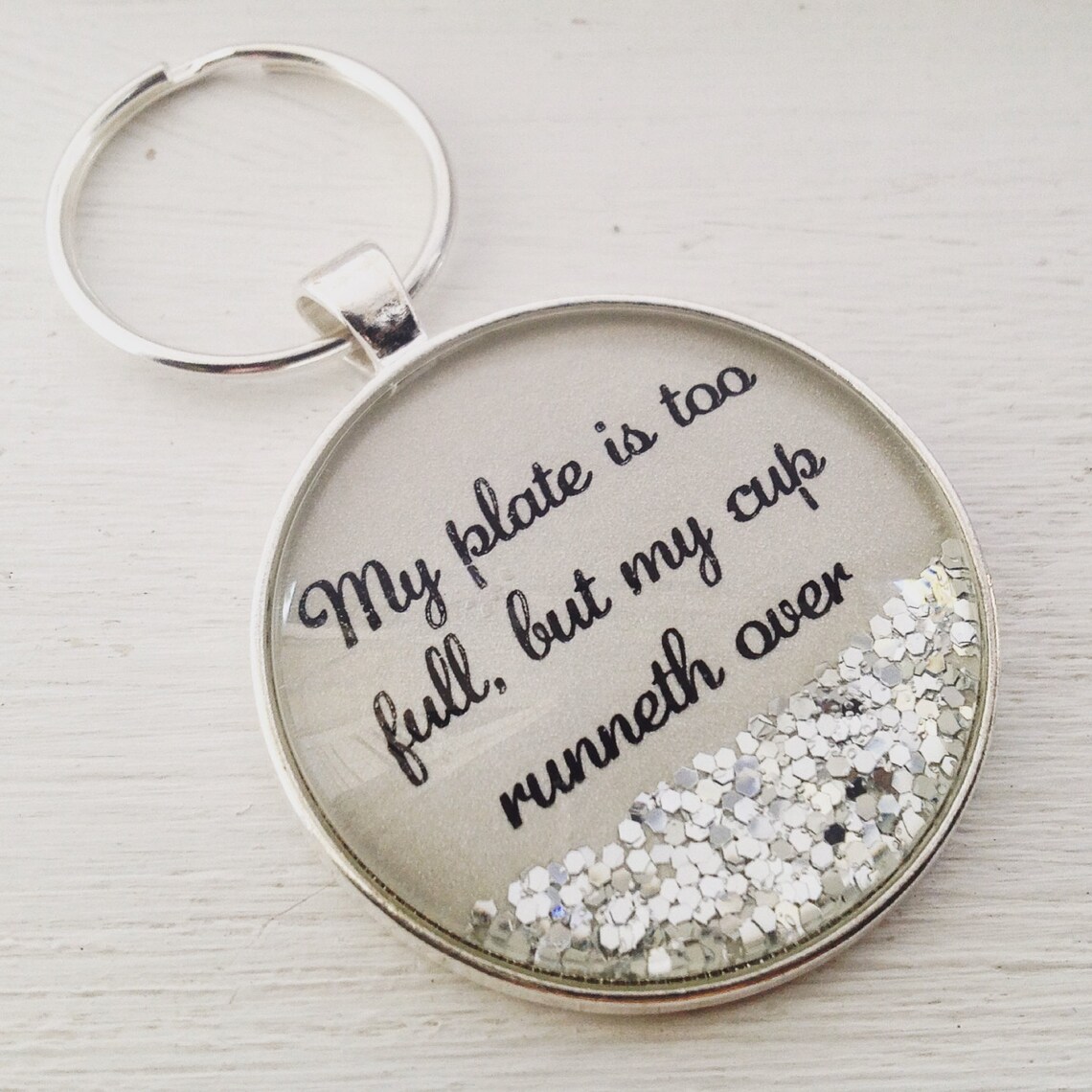 Mothers Day Gift, My Plate is Too Full, but My Cup Runneth Over ...