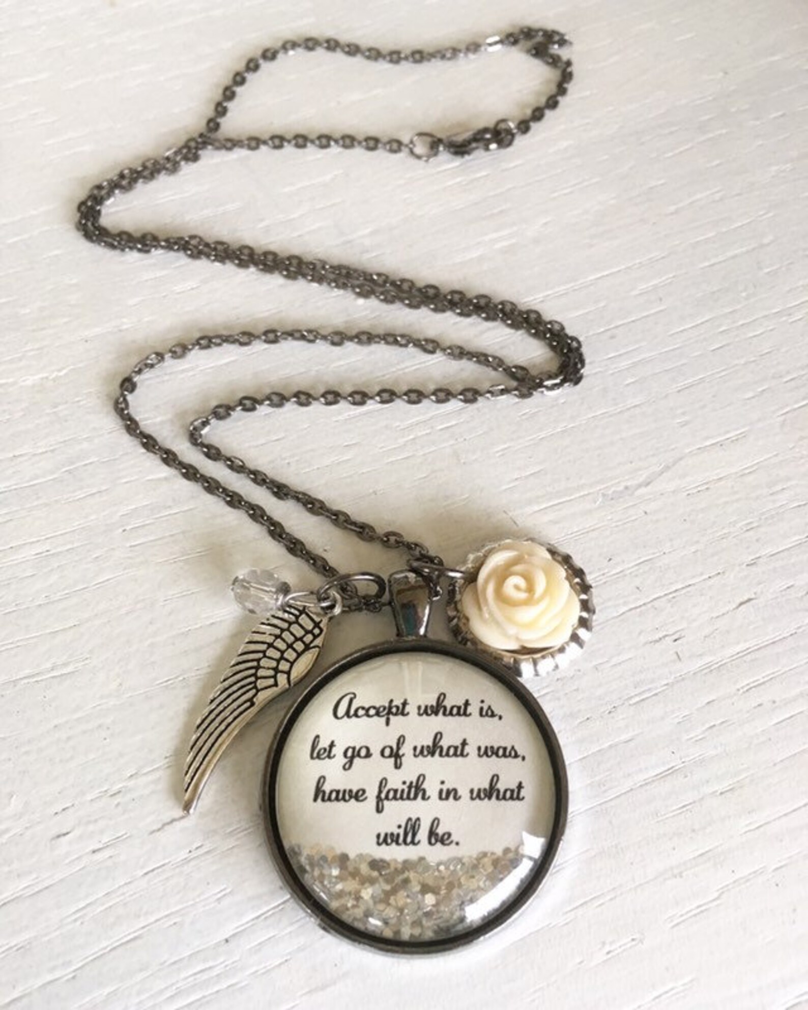 Personalized Quote Necklace for Woman,inspirational Gift for Friend ...