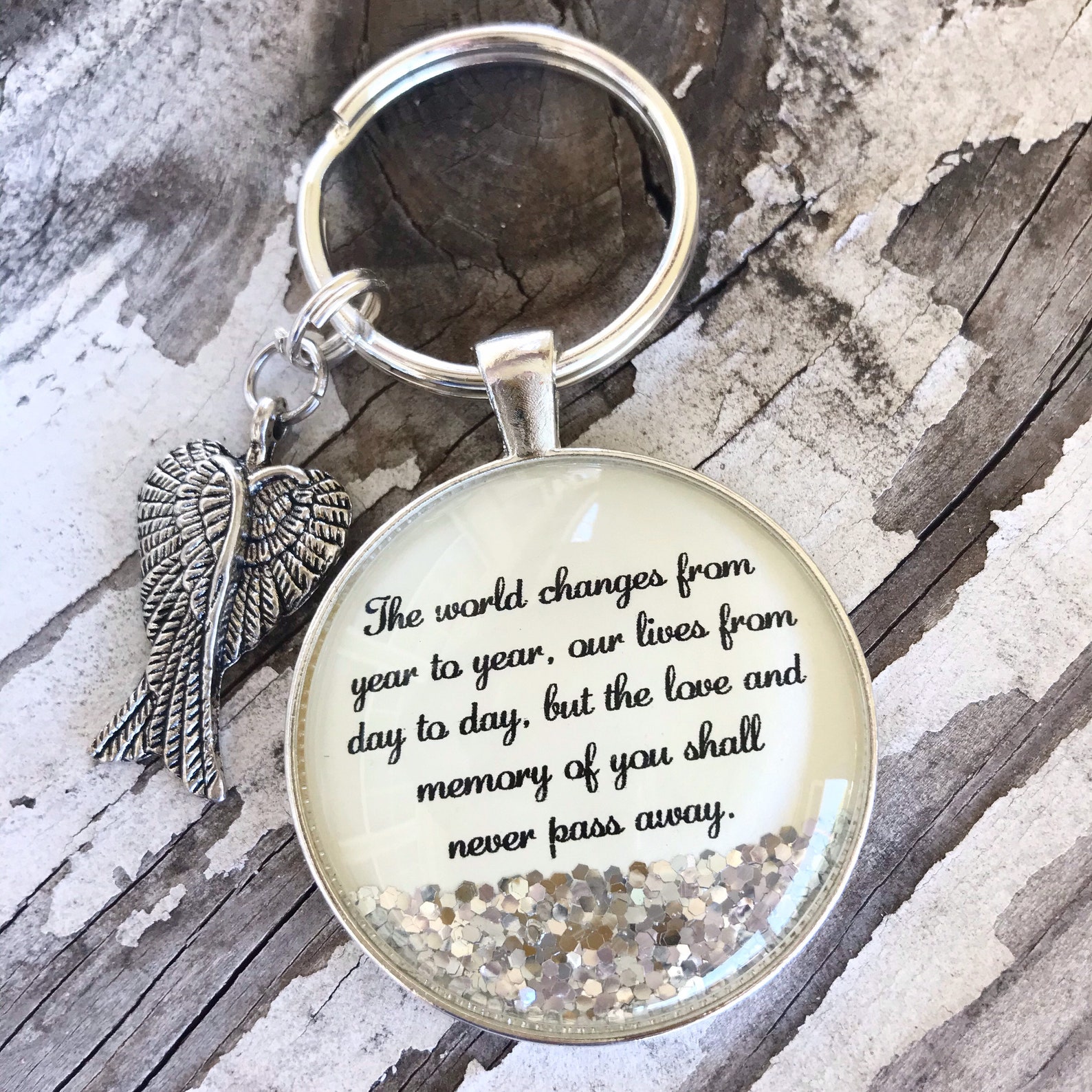 Memorial Gift/in Memory Keychain or Hanging Ornament/guardian - Etsy