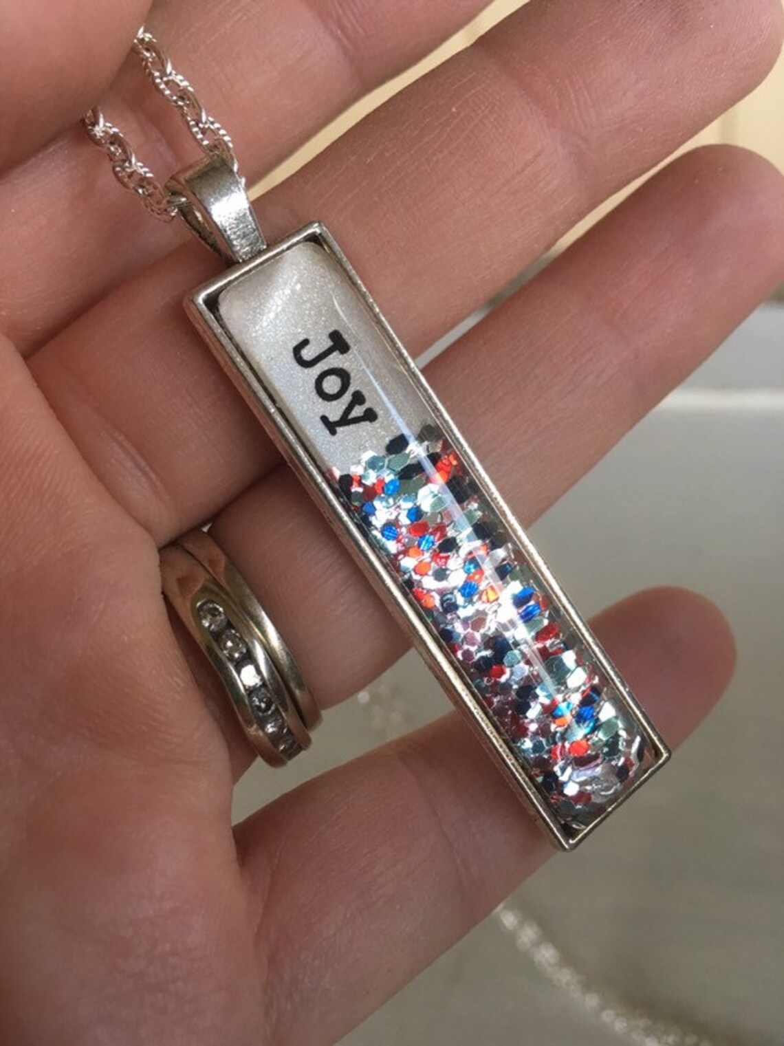 Joy Sparkle Pendant Necklace,inspirational Gift for Women,daily ...