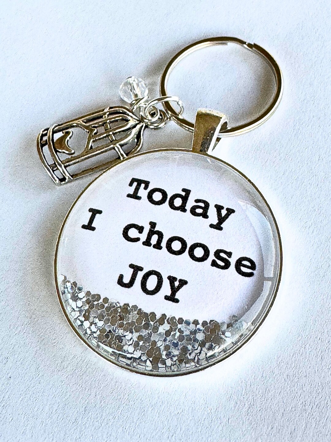 Today I Choose Joy Keychain, Daily Affirmation Keychain - Etsy