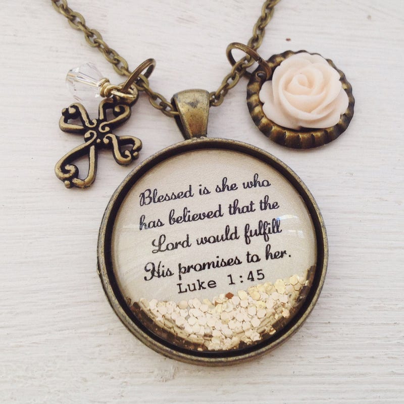 Scripture Necklace - Etsy