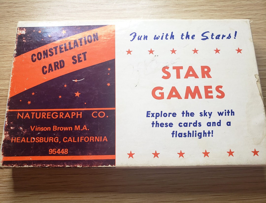 Vintage Star Constellation Card Set Vintage Card Games 1950's Star ...