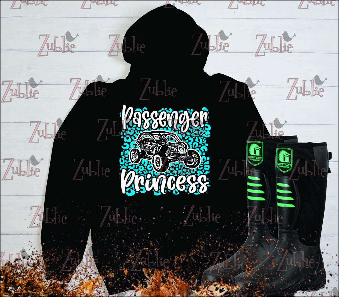 Passenger Princess Cheetah KRX UTV SXS Black Hoodie - Etsy