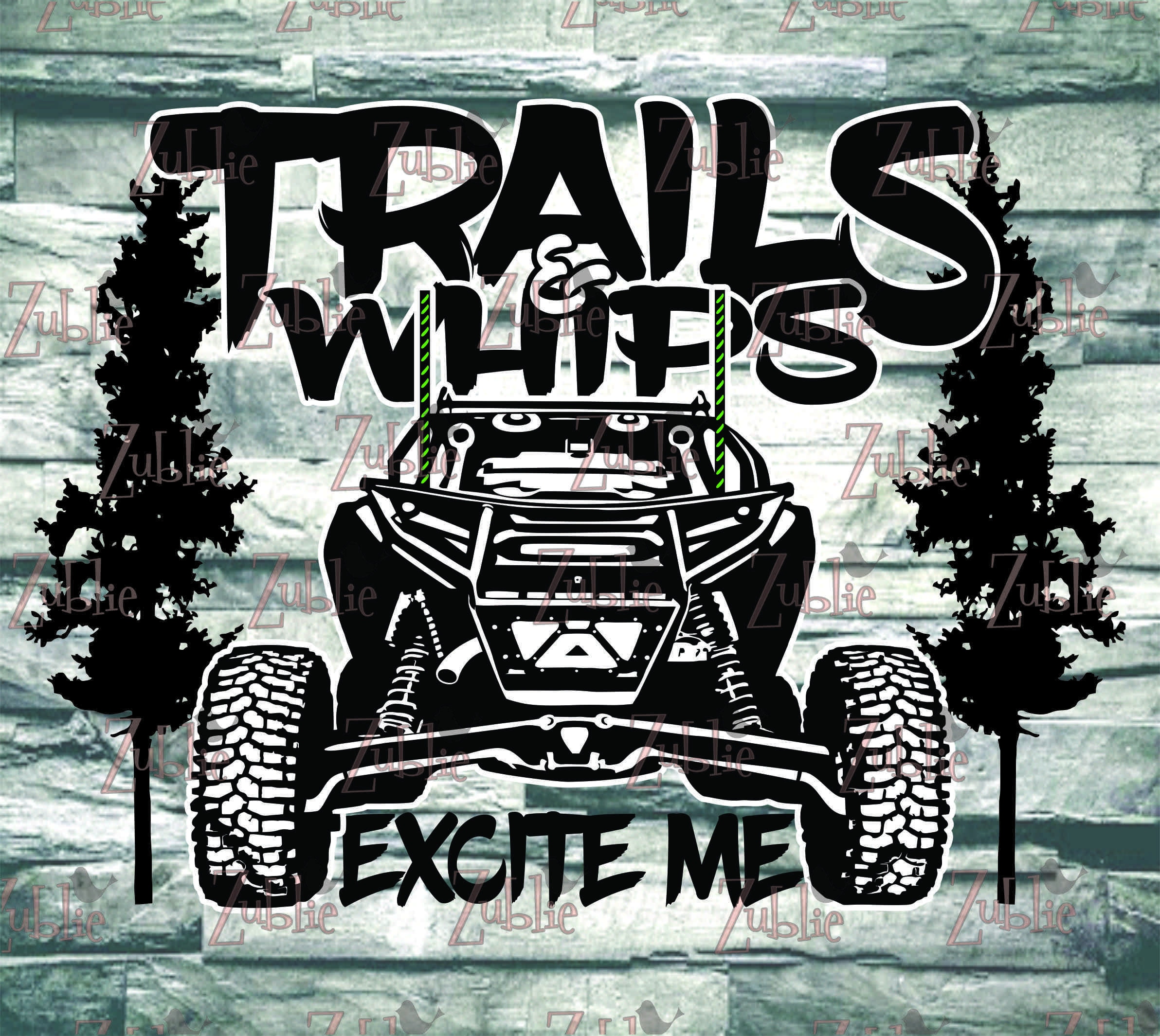 Trails and Whips Excite Me RZR SXS SVG File - Etsy