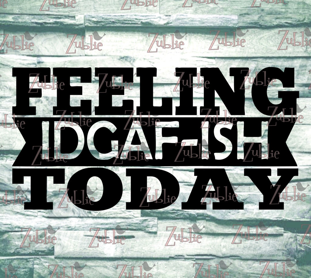 Idgafish SVG PNG Sublimation Cricut File - Etsy