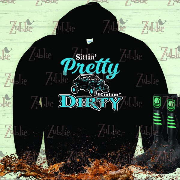 Sittin Pretty Riding Dirty Svg - Etsy