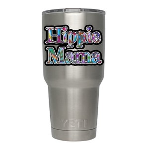 Hippie Mama Tie Dye Decal - Etsy