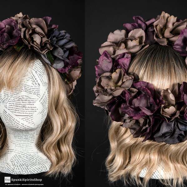 Purple Headpiece - Etsy
