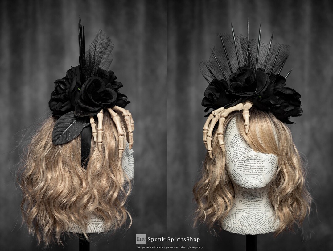 Skeleton Hand Goddess Queen Headdress Headpiece - Etsy Österreich