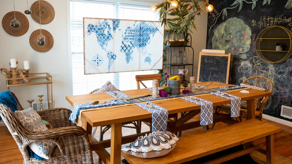 African/ethnic Dining Room Table Setting - Etsy