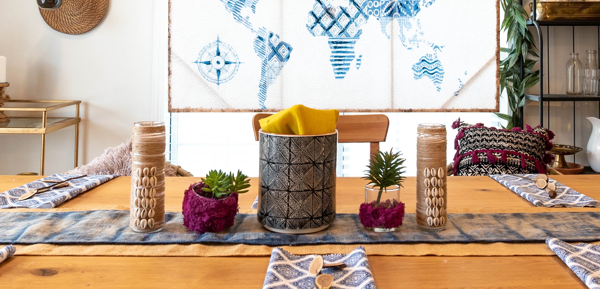 African/ethnic Dining Room Table Setting - Etsy