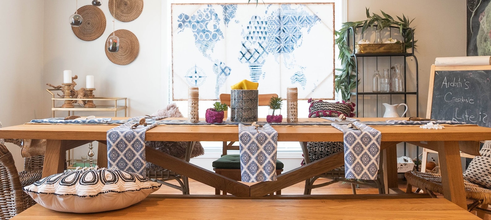 African/ethnic Dining Room Table Setting - Etsy