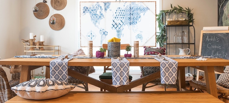 African/ethnic Dining Room Table Setting - Etsy New Zealand