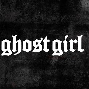 Ghostgirl Decal Sticker - Etsy