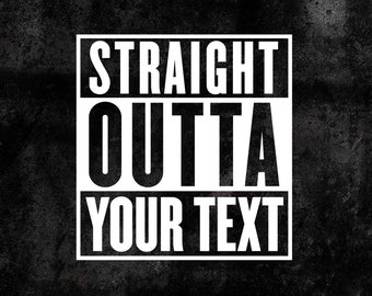 Straight Outta Shirt | Etsy