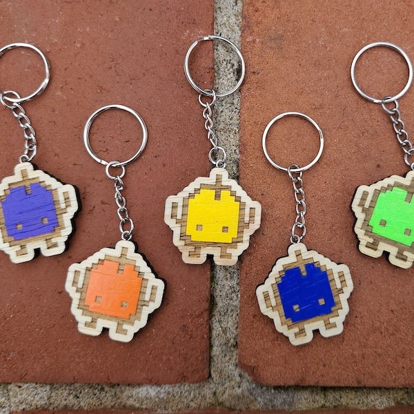 Stardew Valley Junimo Keychain - Etsy