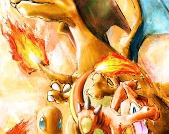 Charizard Poster | Etsy