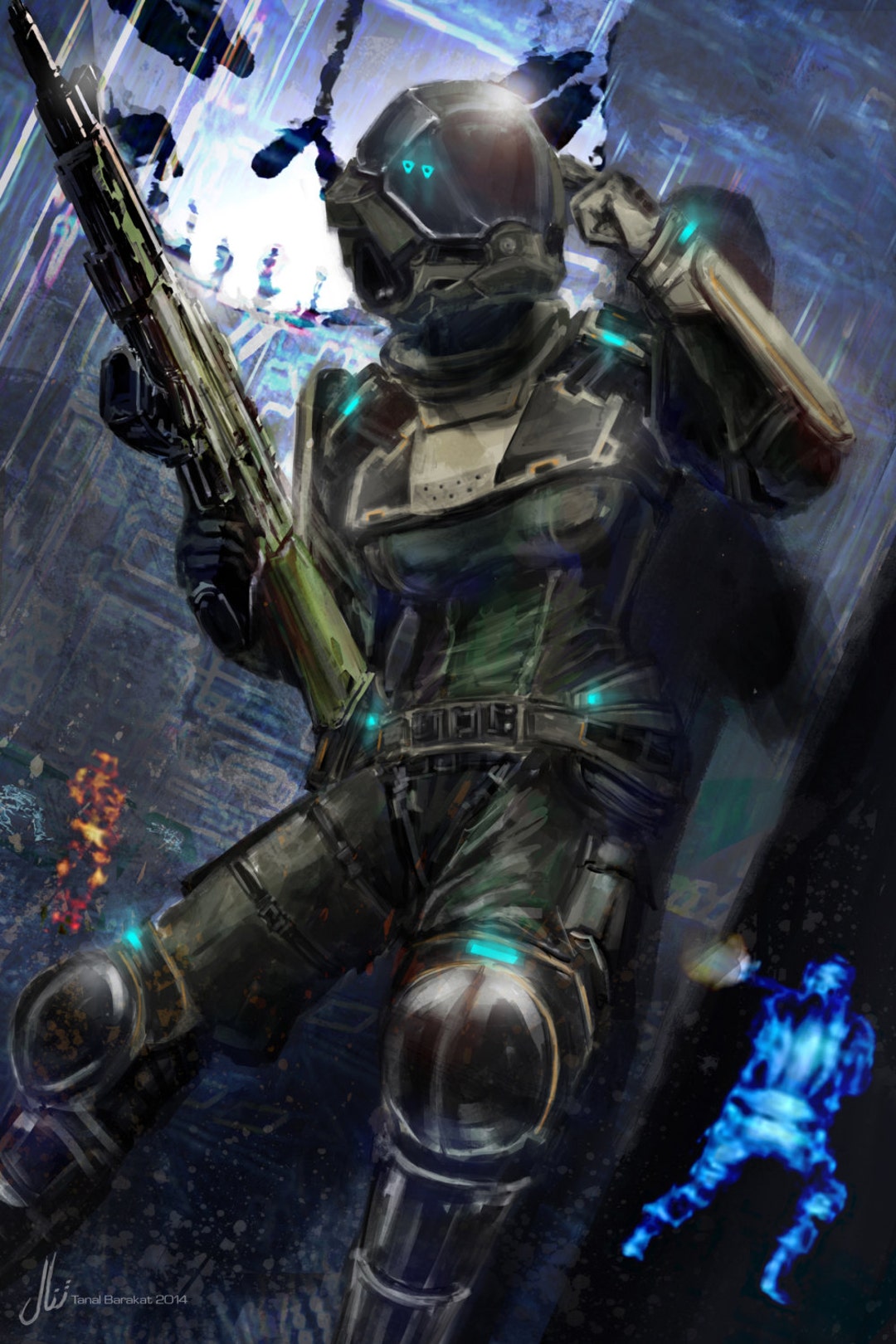 Blacklight Retribution Character Poster Art Print - Etsy